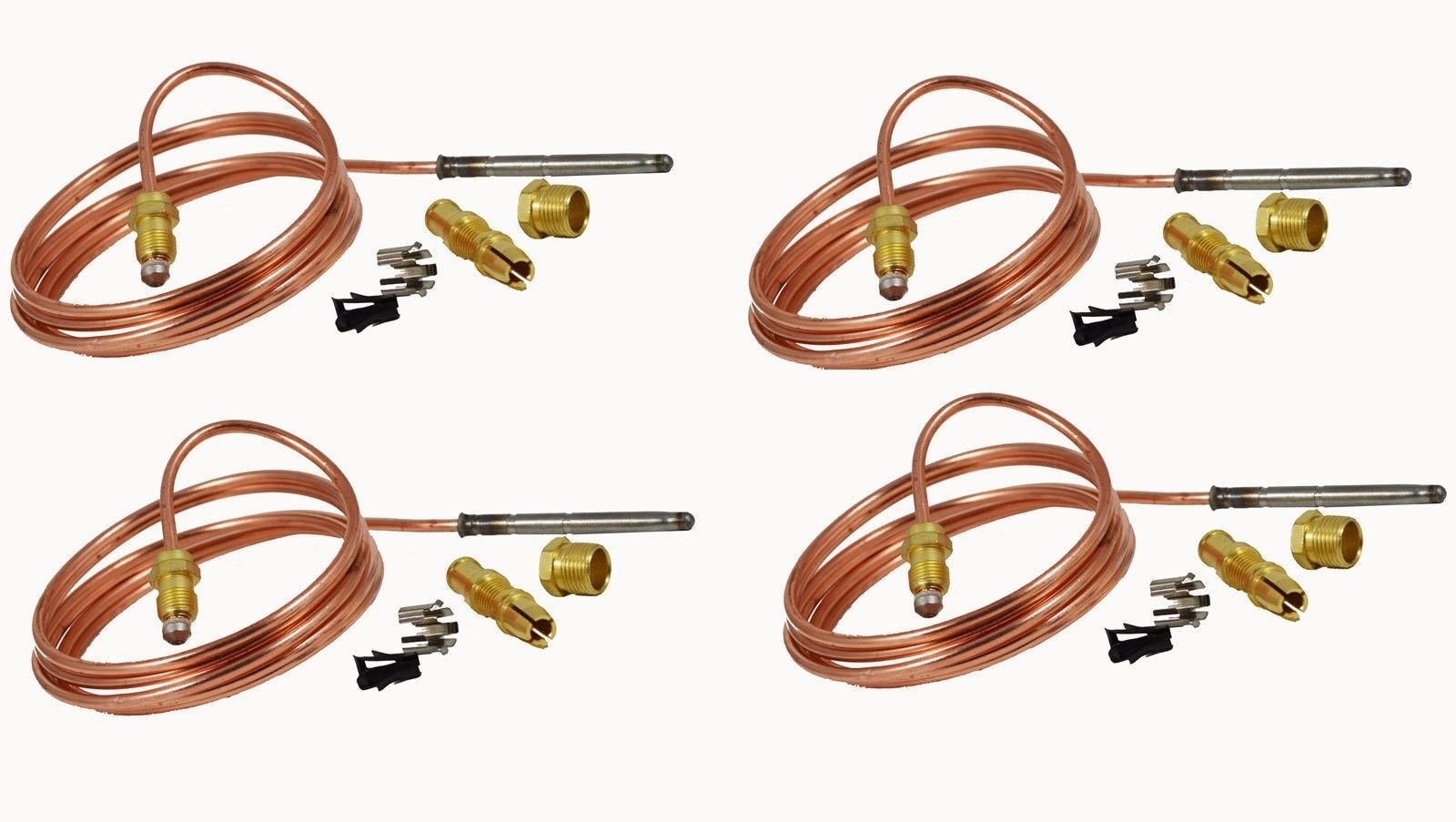 FMEA TS11 KIT REPLACEMENT THERMOCOUPLES 4 pcs 60" for Bakers Pride and ...